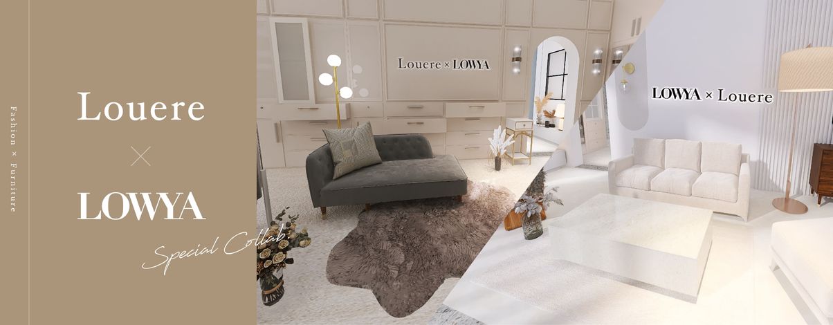 「Louere（ルエレ）」主催の23AW ExhibitionにLOWYAプロデュースのフォトブースが登場！ | 【公式】LOWYA(ロウヤ) 家具･インテリアのオンライン通販