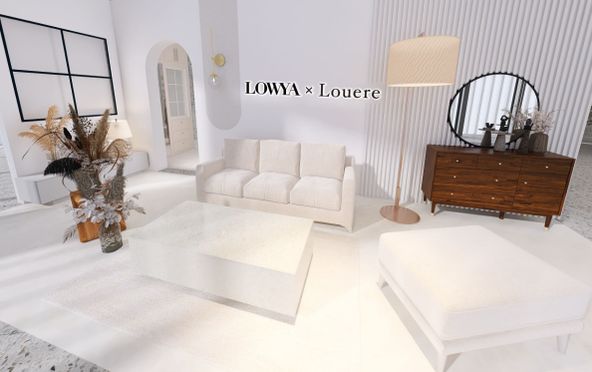「Louere（ルエレ）」主催の23AW ExhibitionにLOWYAプロデュースのフォトブースが登場！ | 【公式】LOWYA(ロウヤ) 家具･インテリアのオンライン通販