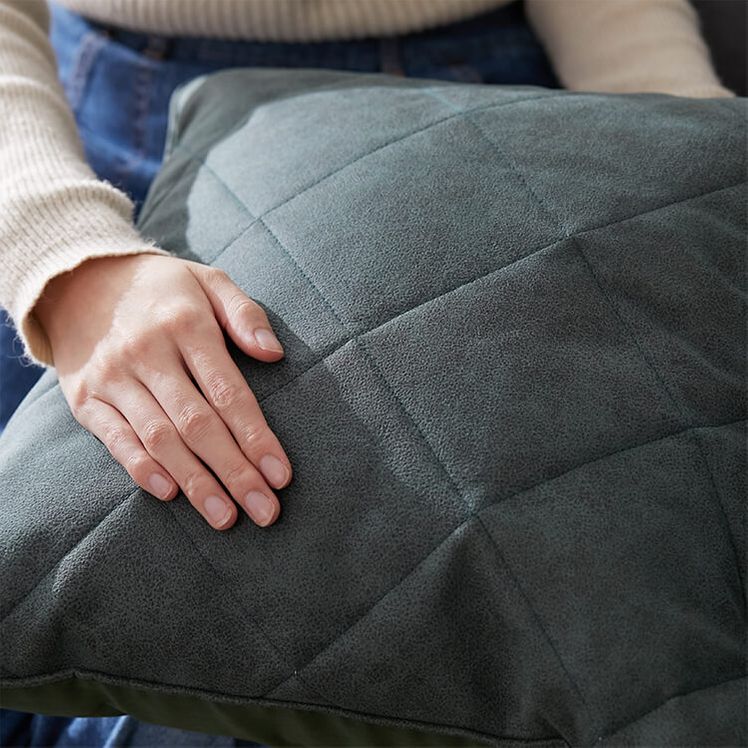 キルト調クッション(幅45cm) レザー調撥水フロアクッション | 【公式】LOWYA(ロウヤ) 家具･インテリアのオンライン通販