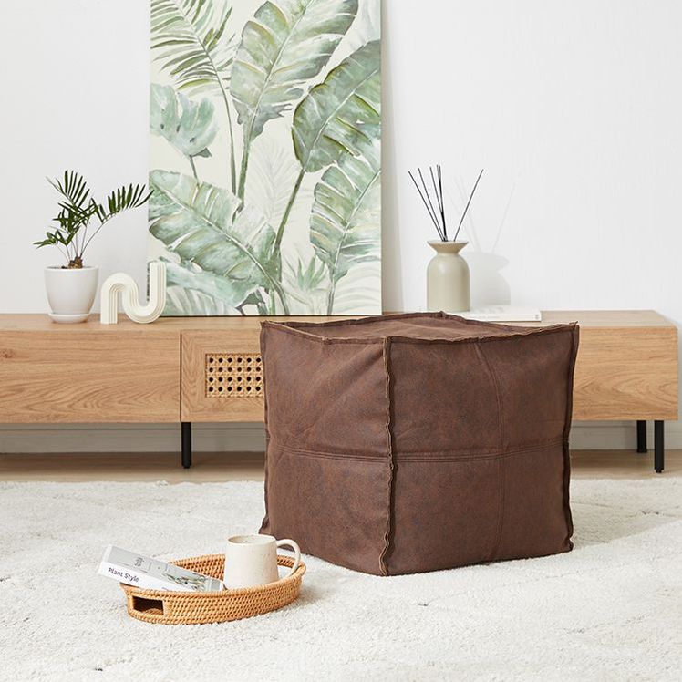 レザー調ビーズクッションソファ[スクエア/45cm] | 【公式】LOWYA(ロウヤ) 家具･インテリアのオンライン通販