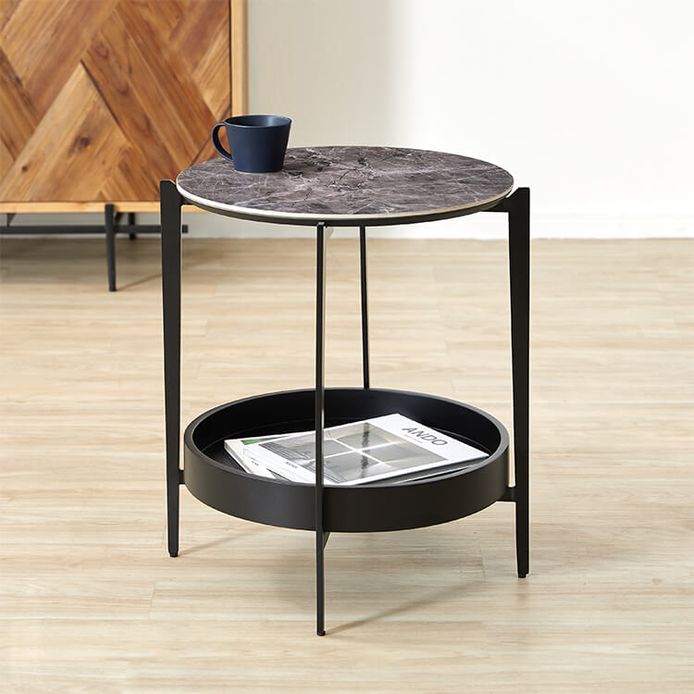 ノーゼン サイドテーブル 丸テーブル GART | 【公式】LOWYA(ロウヤ) 家具･インテリアのオンライン通販