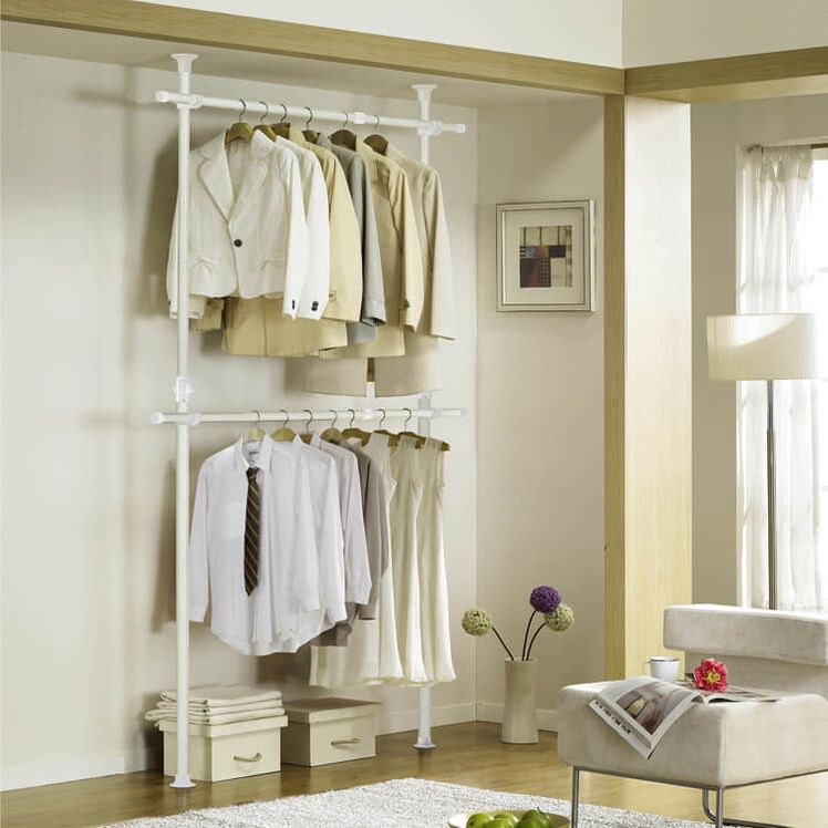 突っ張りポールハンガー ハンガーラック [幅100-170] | 【公式】LOWYA(ロウヤ) 家具･インテリアのオンライン通販