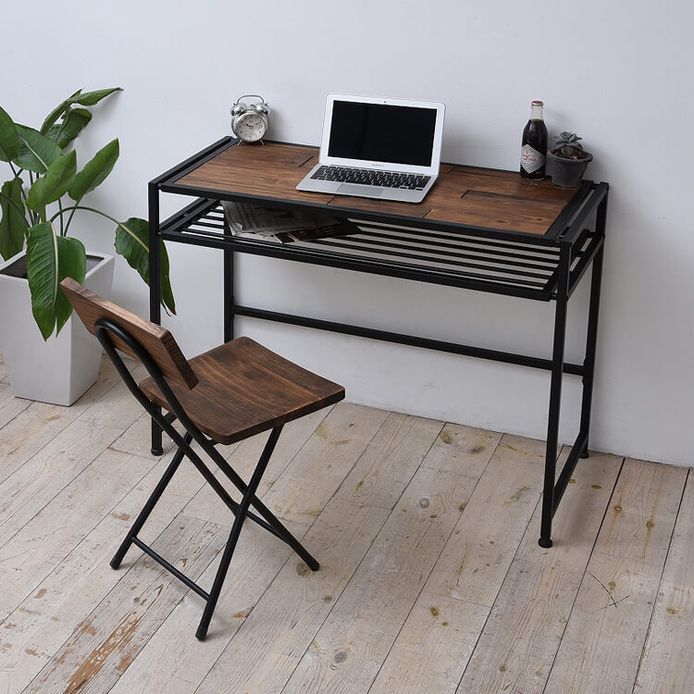 デスク 天然木 スチール [幅100] | 【公式】LOWYA(ロウヤ) 家具･インテリアのオンライン通販