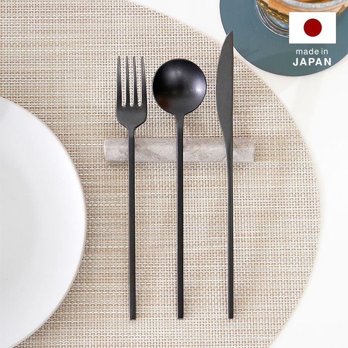 スプーンフォークナイフ3点セット [ブラック] tayfull | 【公式】LOWYA(ロウヤ) 家具･インテリアのオンライン通販