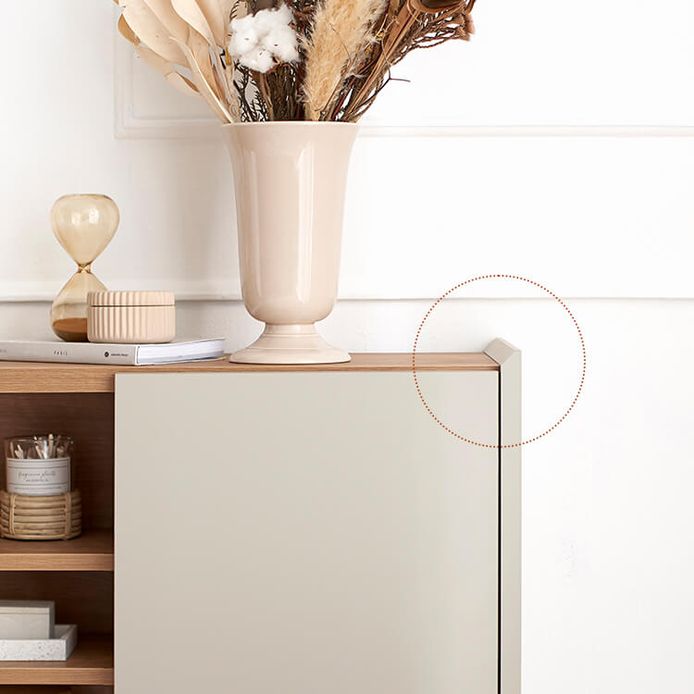 シャビーナチュラルとグレージュがおしゃれなサイドボード[幅120] | 【公式】LOWYA(ロウヤ) 家具･インテリアのオンライン通販