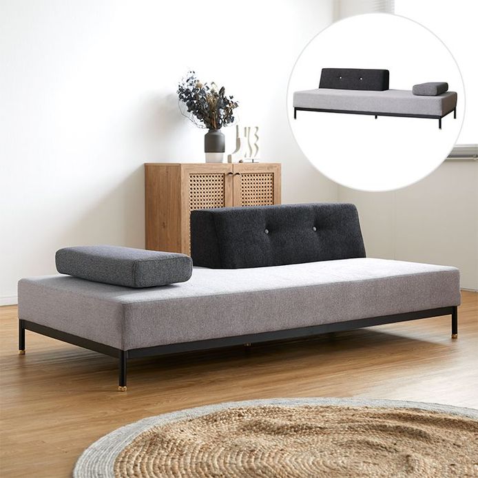 トット ソファ 2.5人掛け ライトグレー クラッシュゲート | 【公式】LOWYA(ロウヤ) 家具･インテリアのオンライン通販