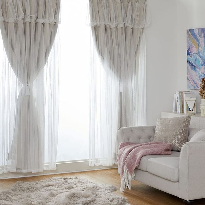 レースカーテン フェミニン エレガント オールシーズン 洗える [100/110-210] | 【公式】LOWYA(ロウヤ) 家具･インテリアのオンライン通販