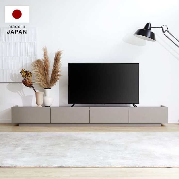 日本製テレビ台 半完成品 ステンレス レザー風 ワイド [幅240] | 【公式】LOWYA(ロウヤ) 家具･インテリアのオンライン通販