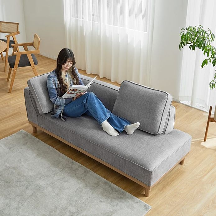 2人掛け カウチソファ ソファ生地 背面クッション | 【公式】LOWYA(ロウヤ) 家具･インテリアのオンライン通販