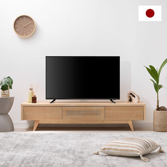 格子デザイン テレビ台 北欧風 日本製 [幅158] | 【公式】LOWYA(ロウヤ) 家具･インテリアのオンライン通販